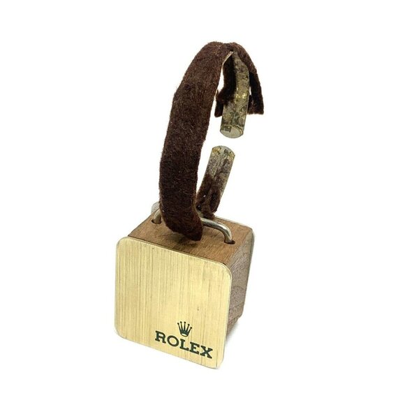 Rolex | Accessories | Rolex Watch Stand Vintage Store Display Wood ...